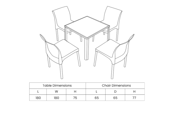 Ashmore Outdoor Dining Set - Ellements Best Choice